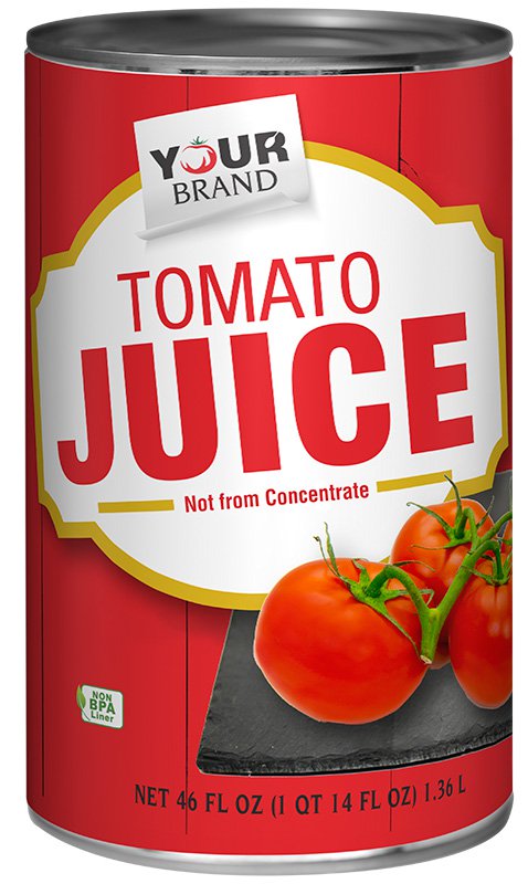 46 Fl Oz Fresh Tomato Juice Can